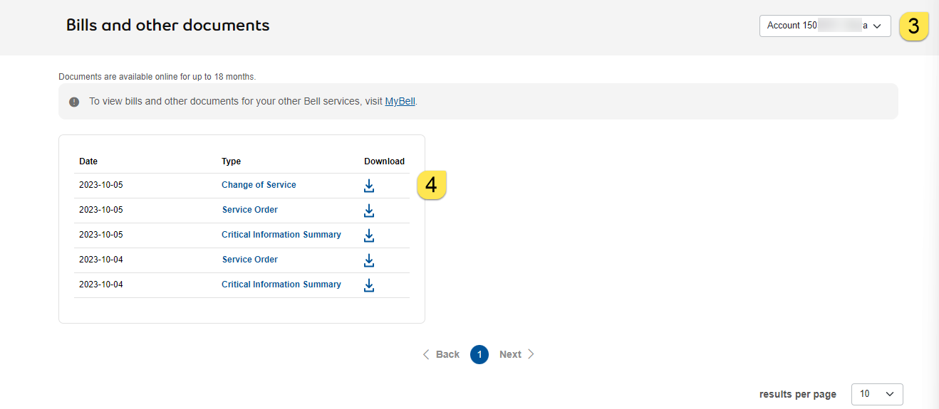 View Documents and Invoices View Documents and Invoices